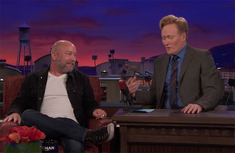 Kyle Kinane visited "Conan" to talk about his love/hate relationship w ...